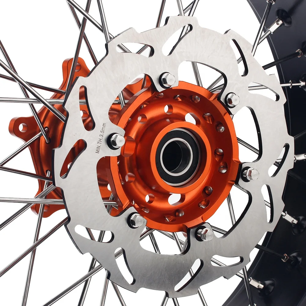 Mx Front And Rear Wheels Supermoto 17 Inch Motard Wheels Set For Ktm ...