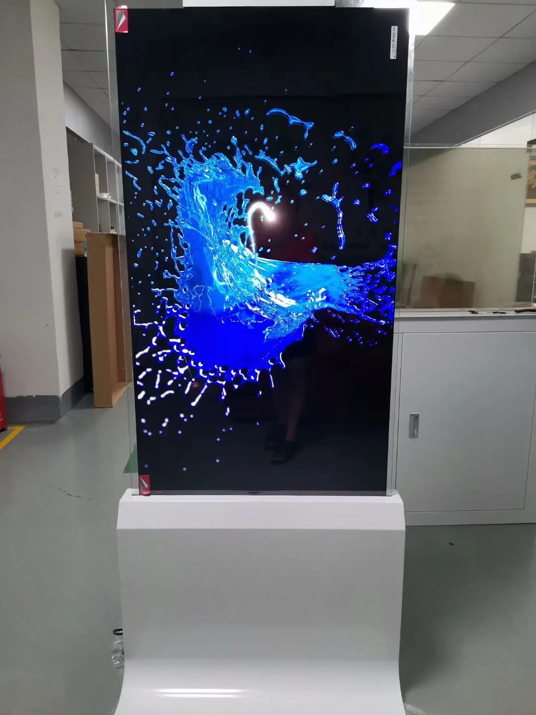 Interactive Smart Booth 55inch Vertical Dual System Android Windows ...