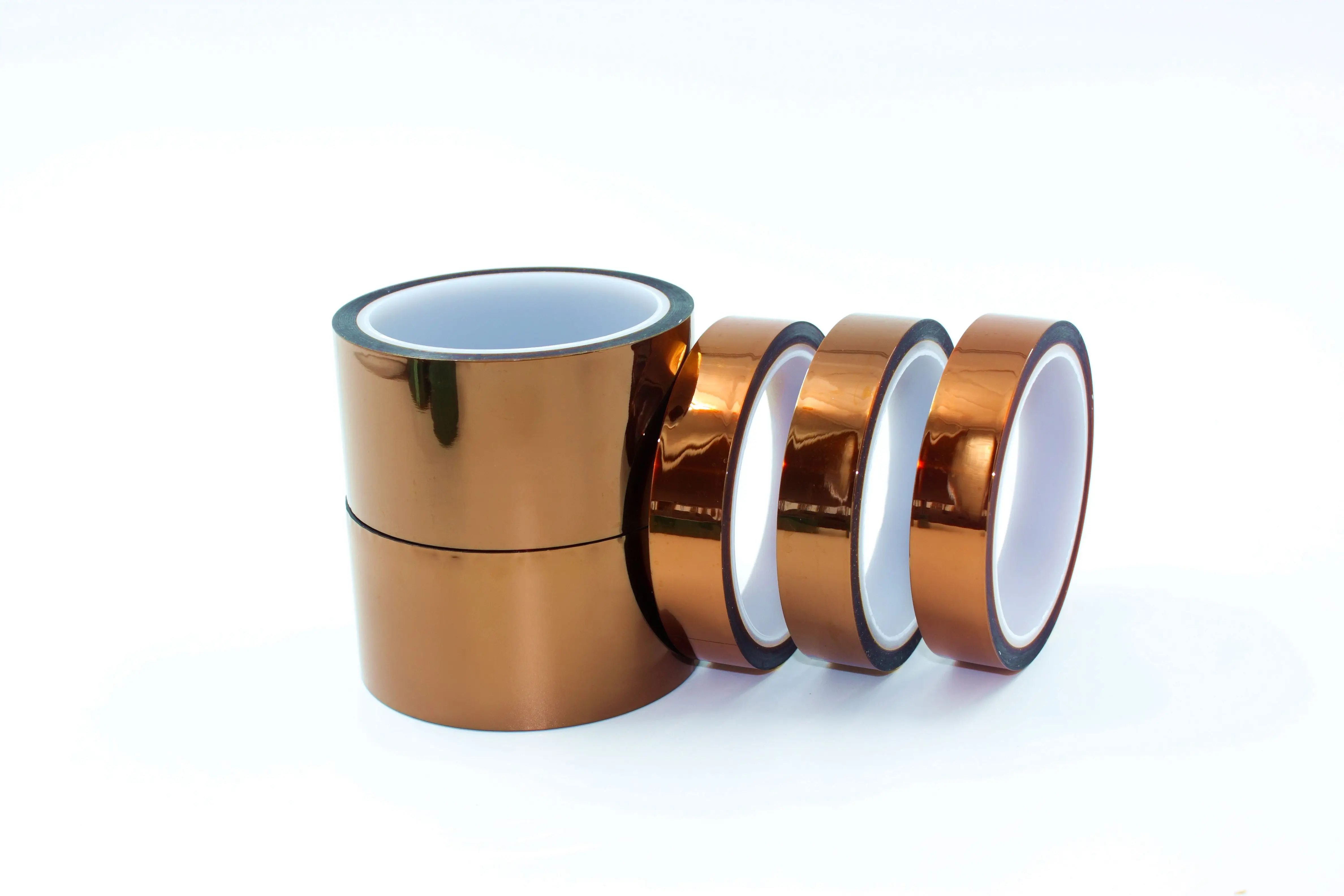 Silicone Adhesive Amber Esd Polyimide Pi Tape For Masking Protection ...