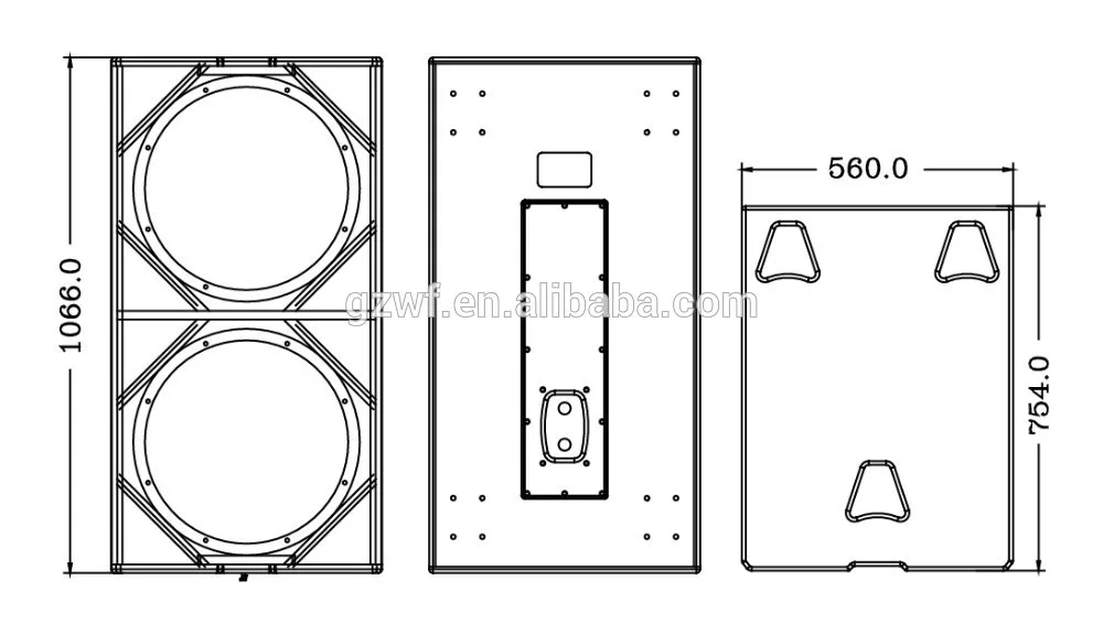 Dj Stage Super Bass Desain Box Dual 18 Inch Subwoofer 18 Inch 6000 W Pa ...