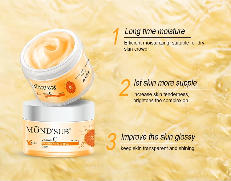 MOND'SUB Vitamin C Brightening Lifting Cream - All Skin Types
