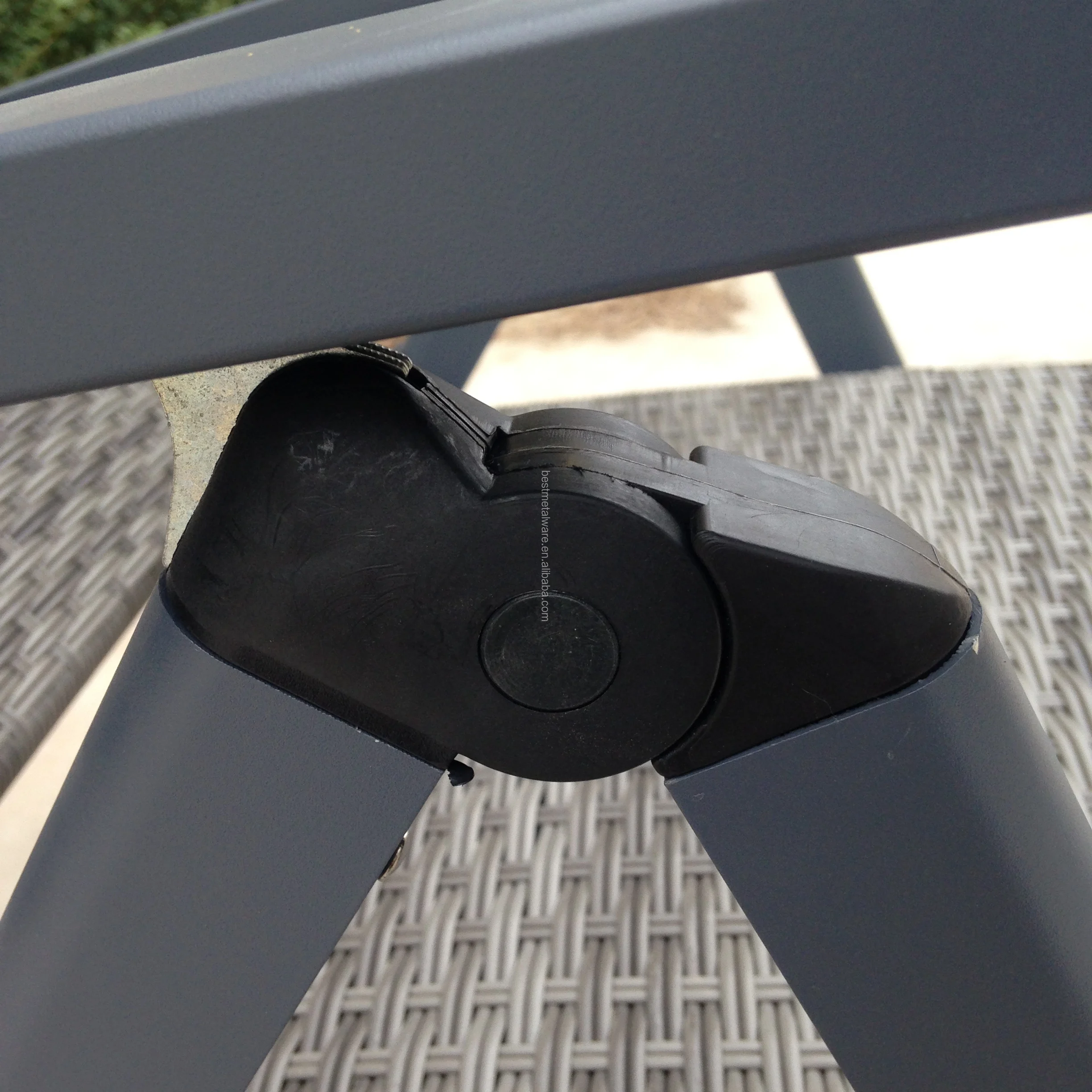 Heavy Duty Stackable Patio Leisure Sling Chair Glider Rocker Steel ...