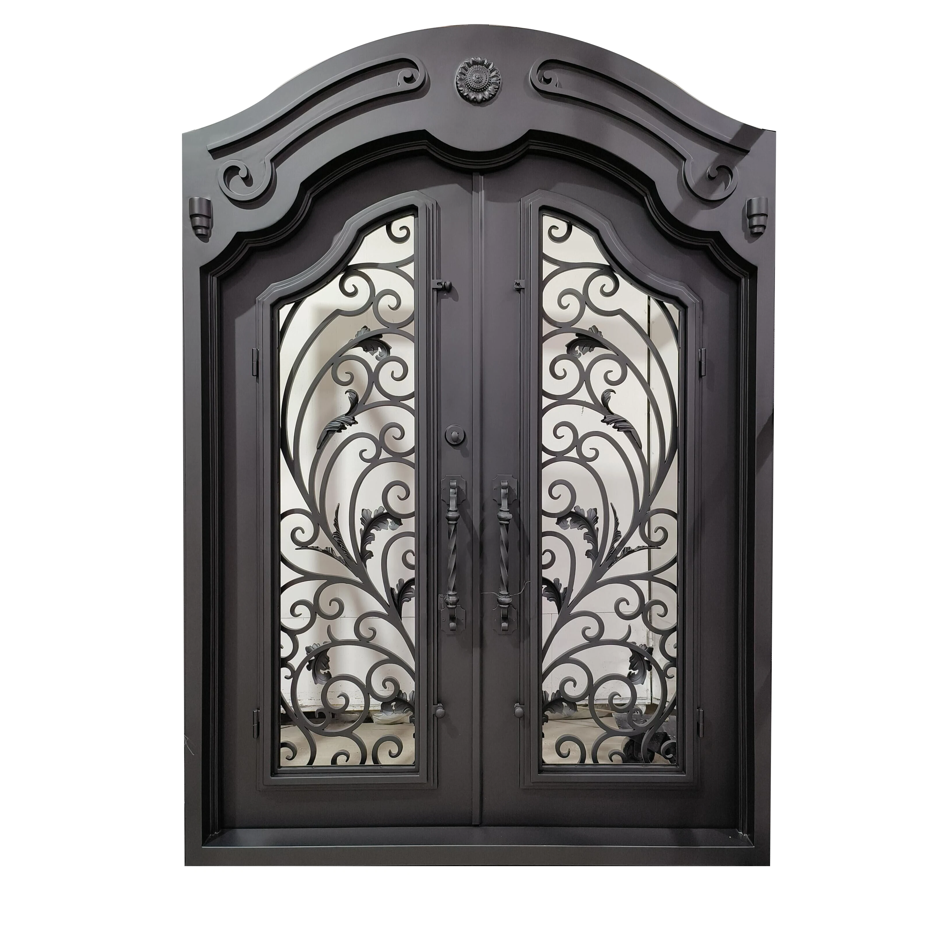 Custom Front Entry Metal Security Doors Design Residential Exterior ...