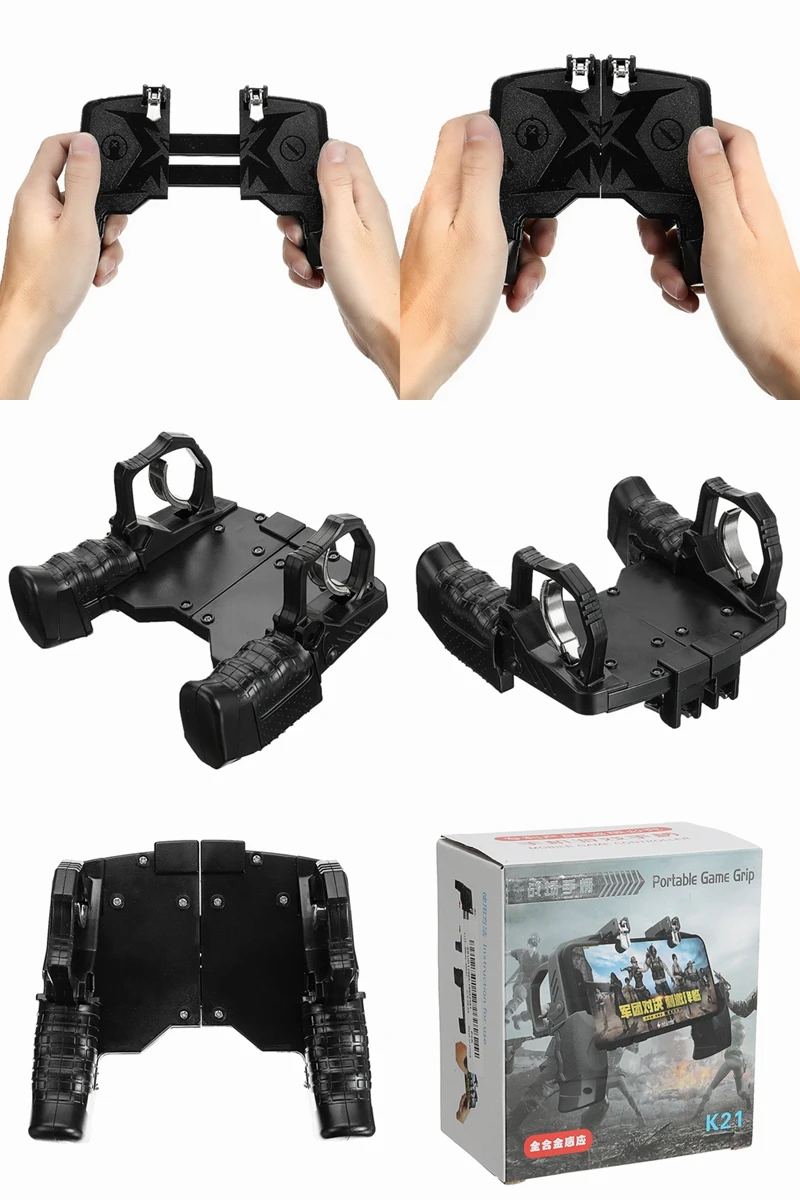 4 Finger K21 Touch Screen Gamepad Console Gun Joystick L1r1triggers ...