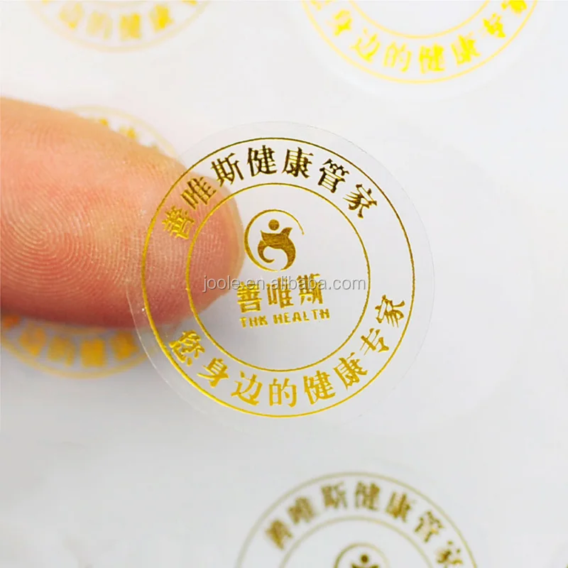 Black Gold Foil Stickers - Custom Labels & Packing Material
