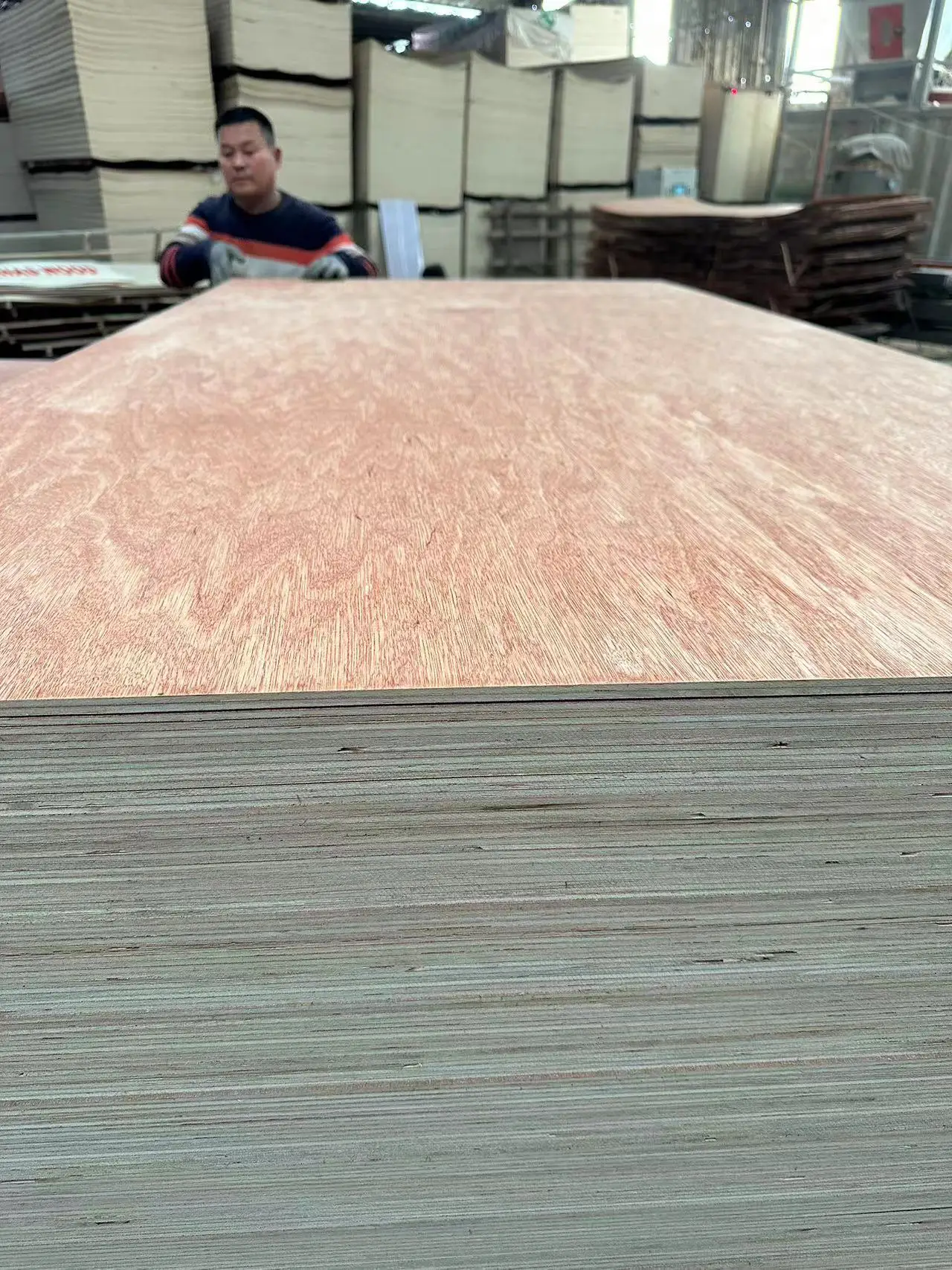 High Quality1220mm*2440mm Wood Grain Laminated Block Boards Natural ...