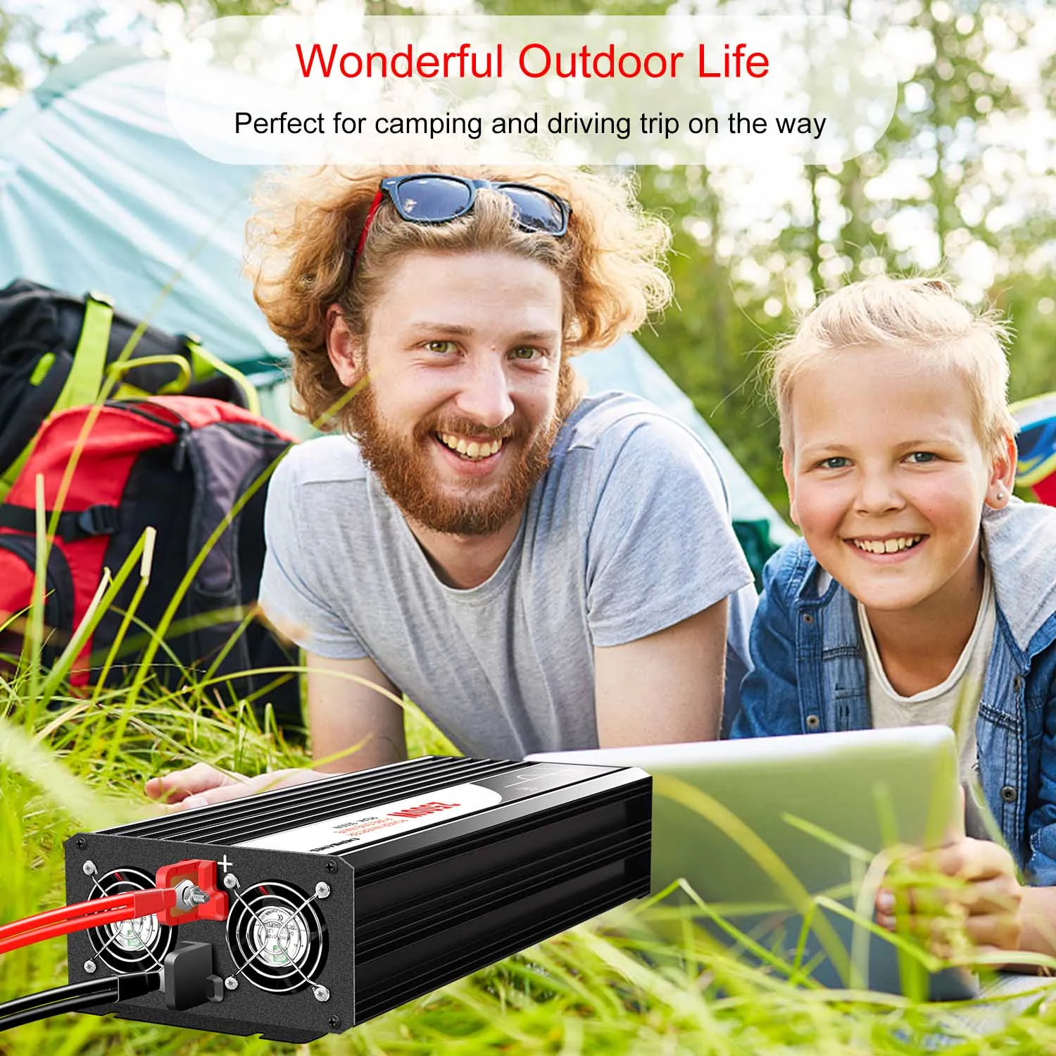 2500W Pure Sine Wave Inverter - Reliable Solar Power