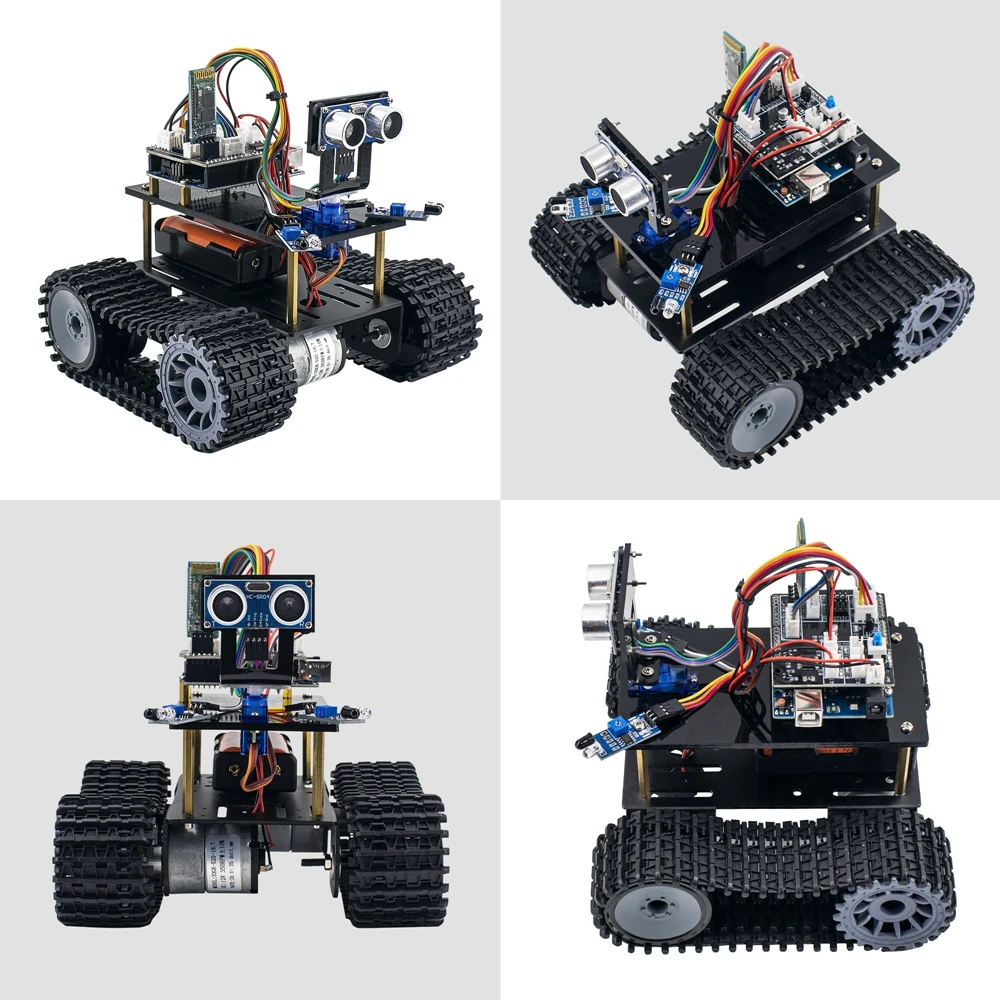 Lafvin Diy Mini Tank Smart Robot Tank Car Kit For Robot Stem /mixly Blocks Coding/support ...