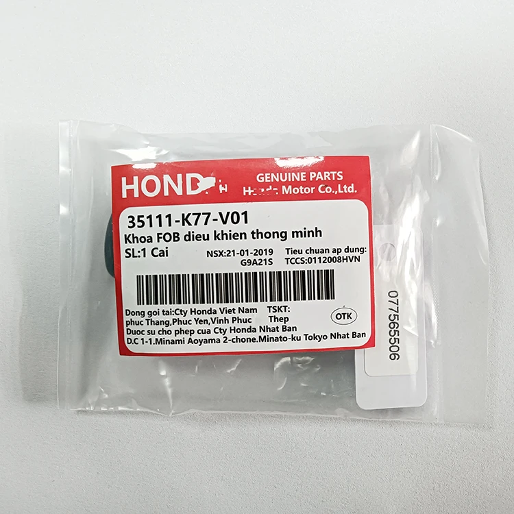 원래 원격 제어 키 35111-k77-v02 433mhz 스마트 원격 키 혼다 C125 C 125 슈퍼 새끼 Adv150 ...