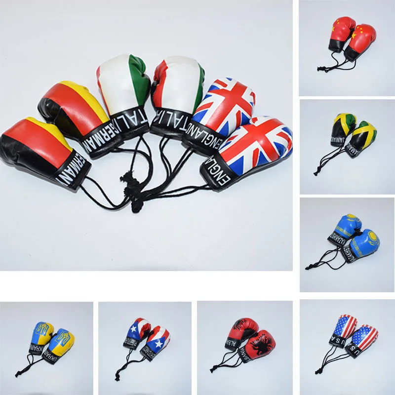 Boxing Gloves Simulation Pendant Car Bag - Puerto Rico Souvenirs