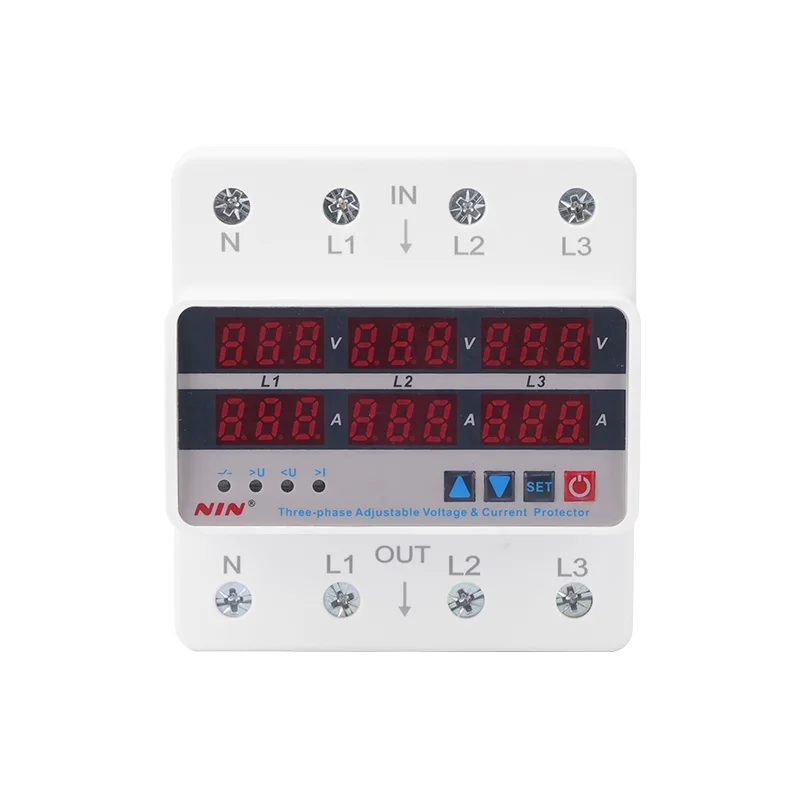 Nin Three Phase Voltage And Current Protector 220v - Buy 3 Three Phase ...