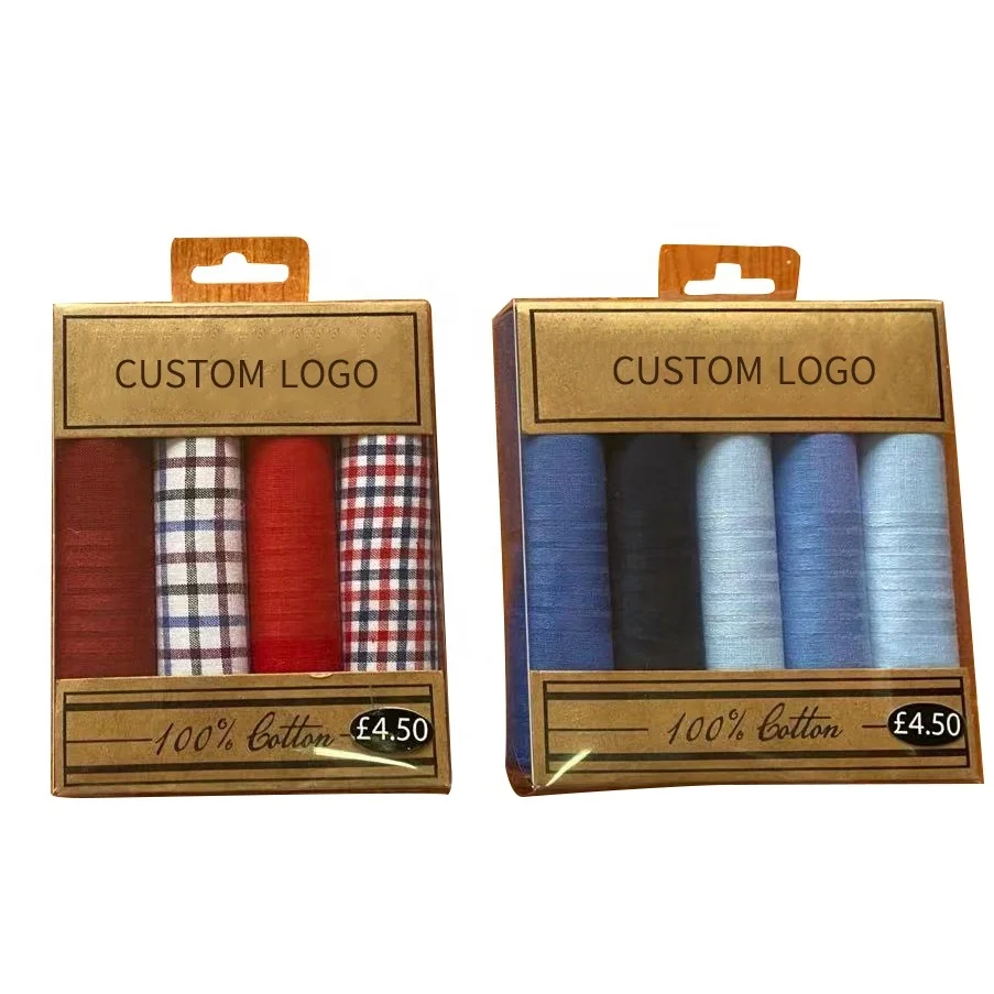 Fubu Wholesale Customized Logo Folding Gift Kraft Paper Scarf Packaging ...