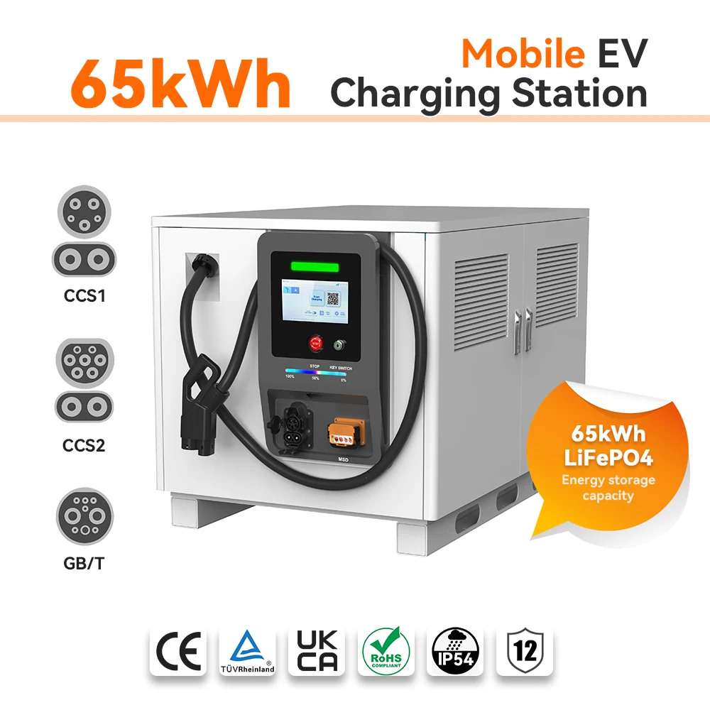 Best Seller 60KW Portable EVSE Charger New Condition Mobile Emergency ...