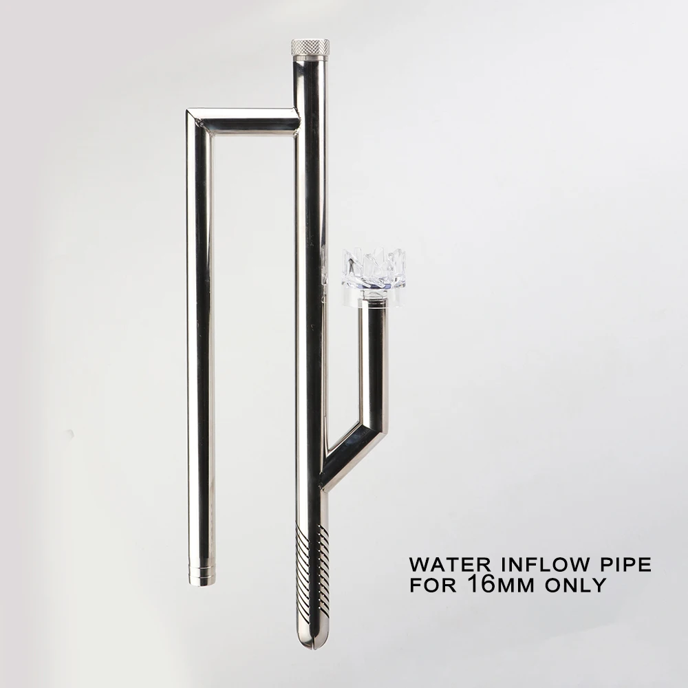 New Model Of Metal Lily Pipe Steel Stainless Inflow / Outflow For Tube ...