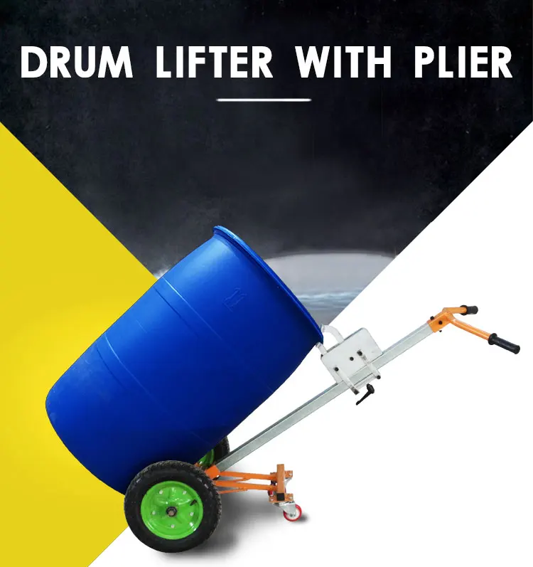 Eagle Grip Small Portable Hand Drum Truck With Big Rubber Tyrer Fuel ...