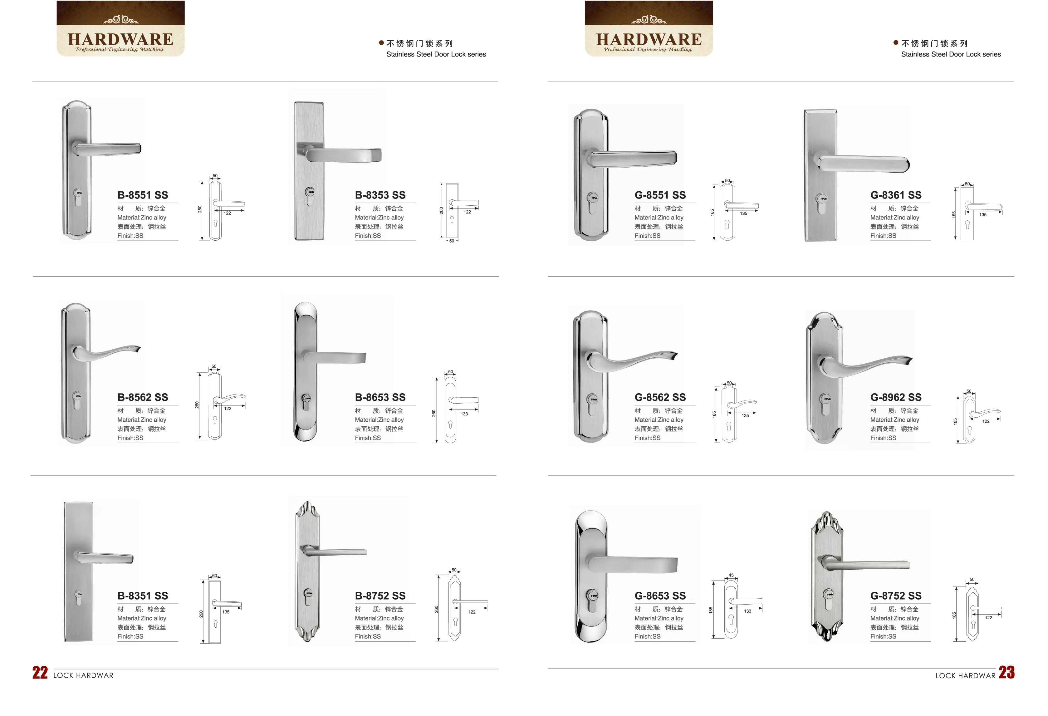Secure Your Entrance with GJ Door Locks - Stainless Steel