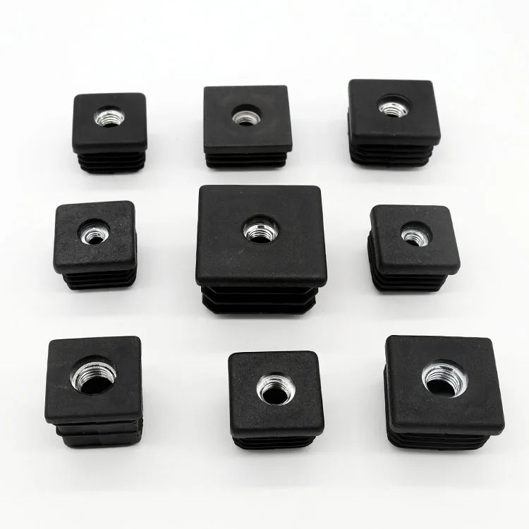 Pvc Pipe Fitting End Adjustable Threaded Holes Socket Square Nut Plug ...