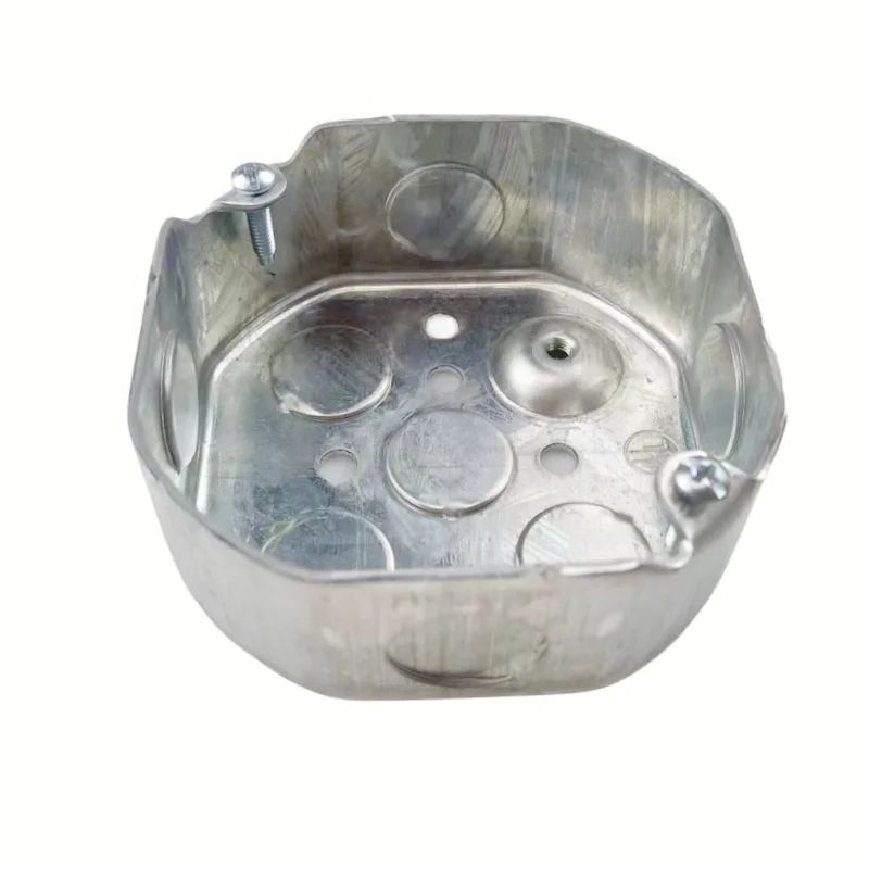 Metal Electrical Box - 4 X 1-1/2 Inch Octagon Junction Box