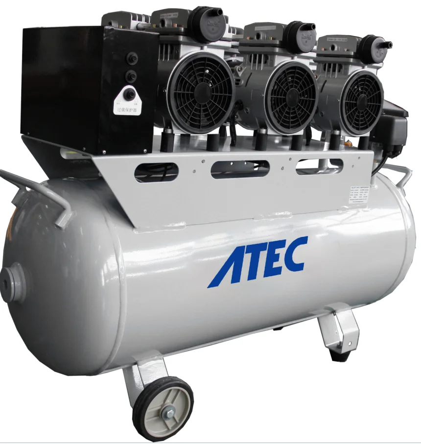 Central Pneumatic Air Compressor - Battery Powered & Mute