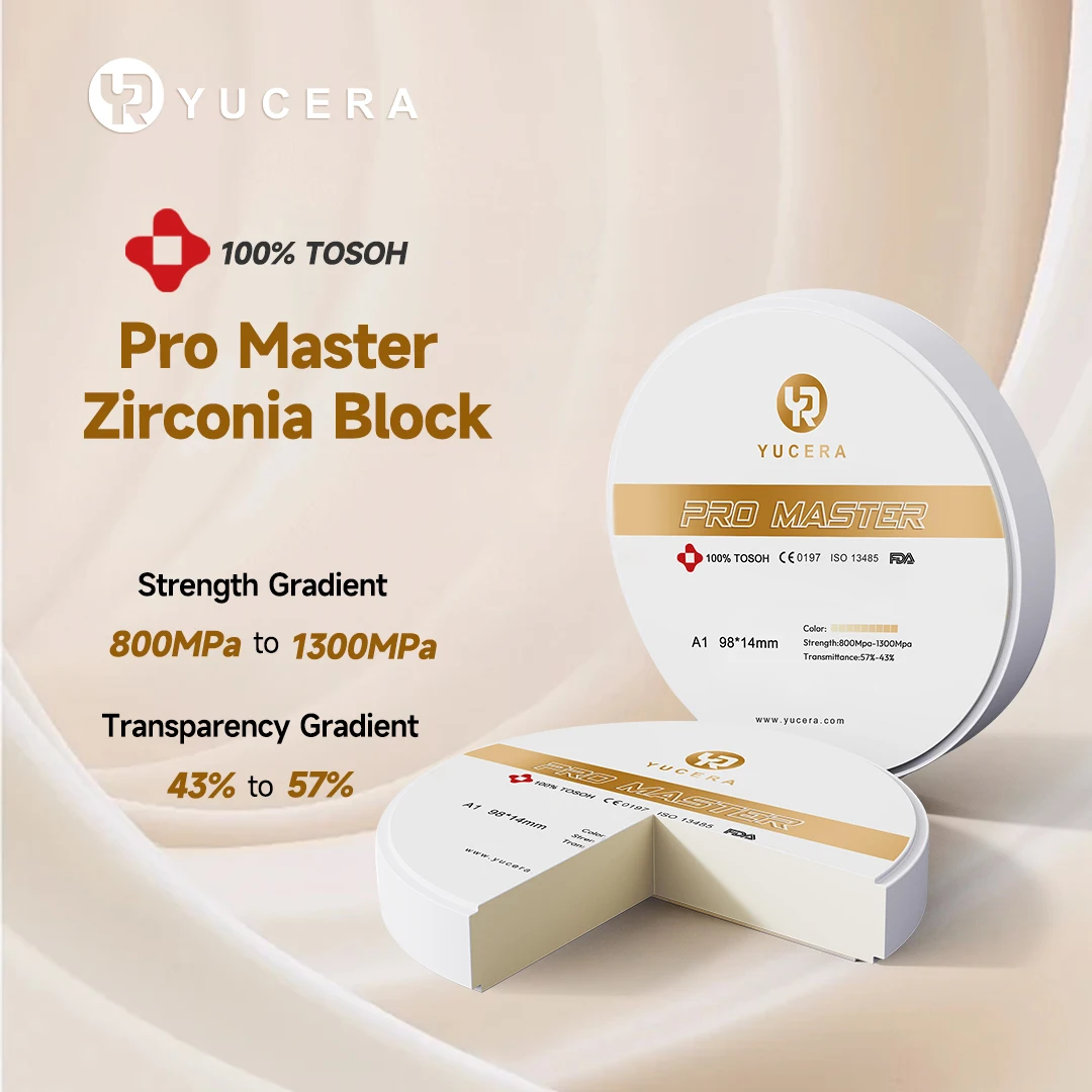 Yucera Pro Master Dental Zirconia Blocks - High Quality