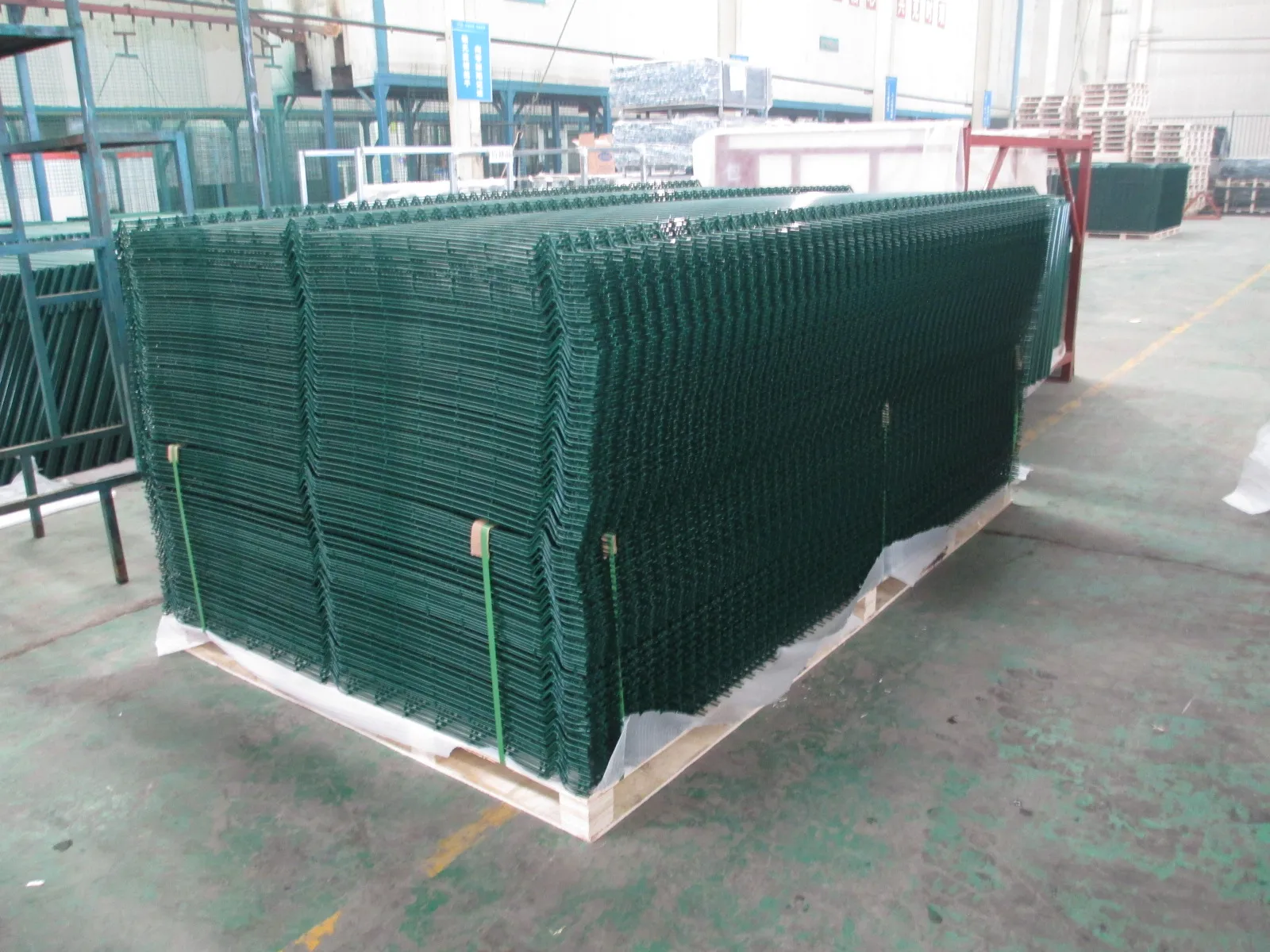 Yard Link 3d Curved Fence Pvc Coated Iron Wire Fence Steel Panel Forti ...