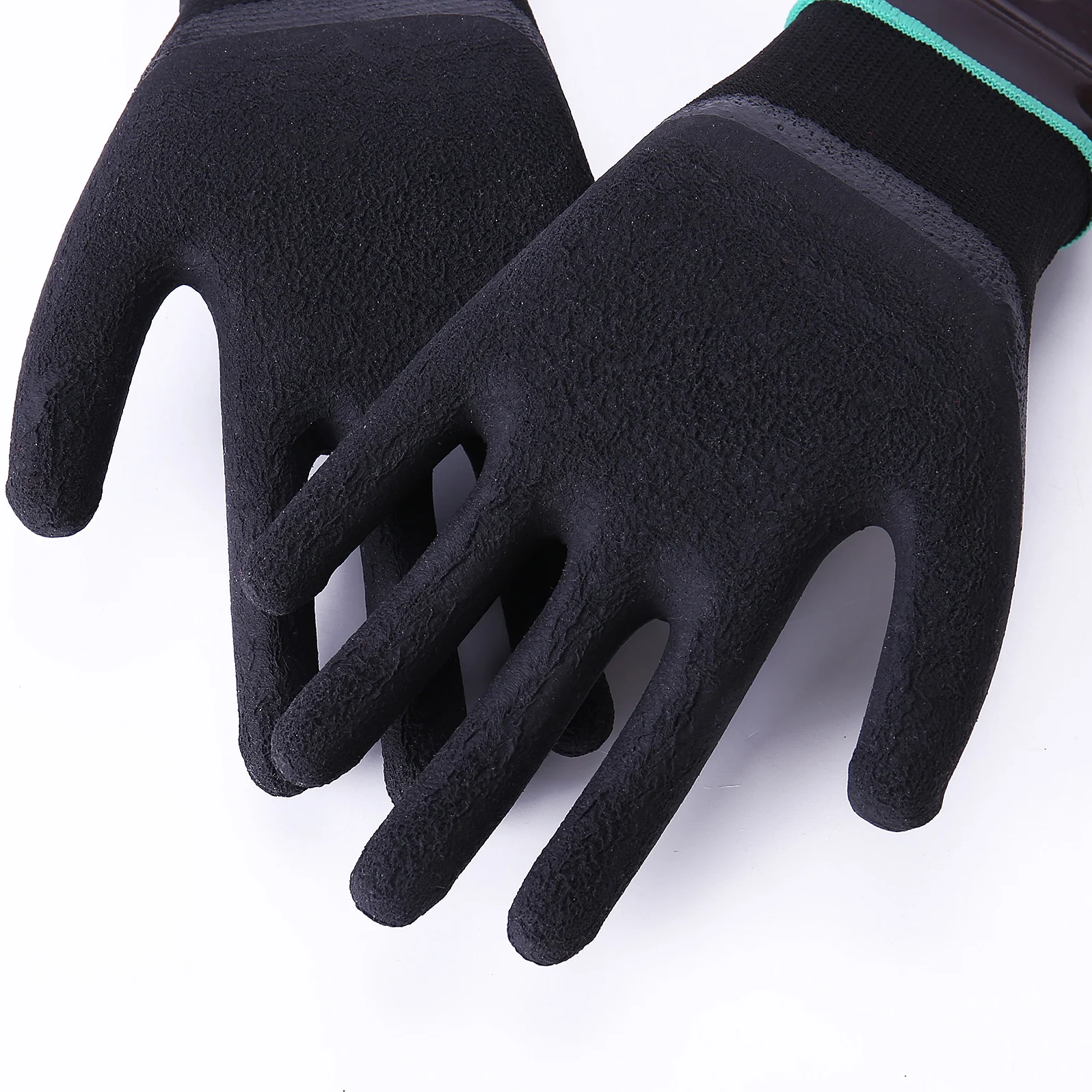 13-Gauge Yarn Latex Coated Non-Slip Breathable Comfortable Nylon Half ...