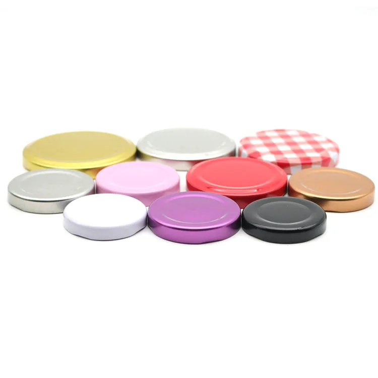Metal Lids Twist Off Lug Caps For Glass Jar 38# 43# 48# 53# 58# 63# 70 ...