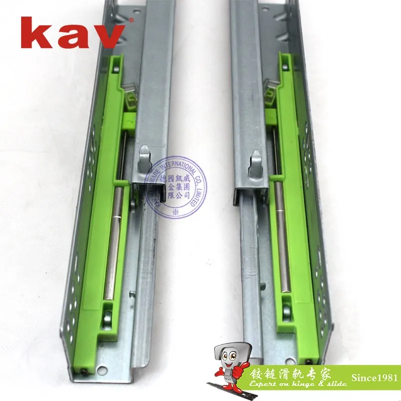 Single Extension Soft Close Drawer Runners Cabinet Kitchen Drawer ...