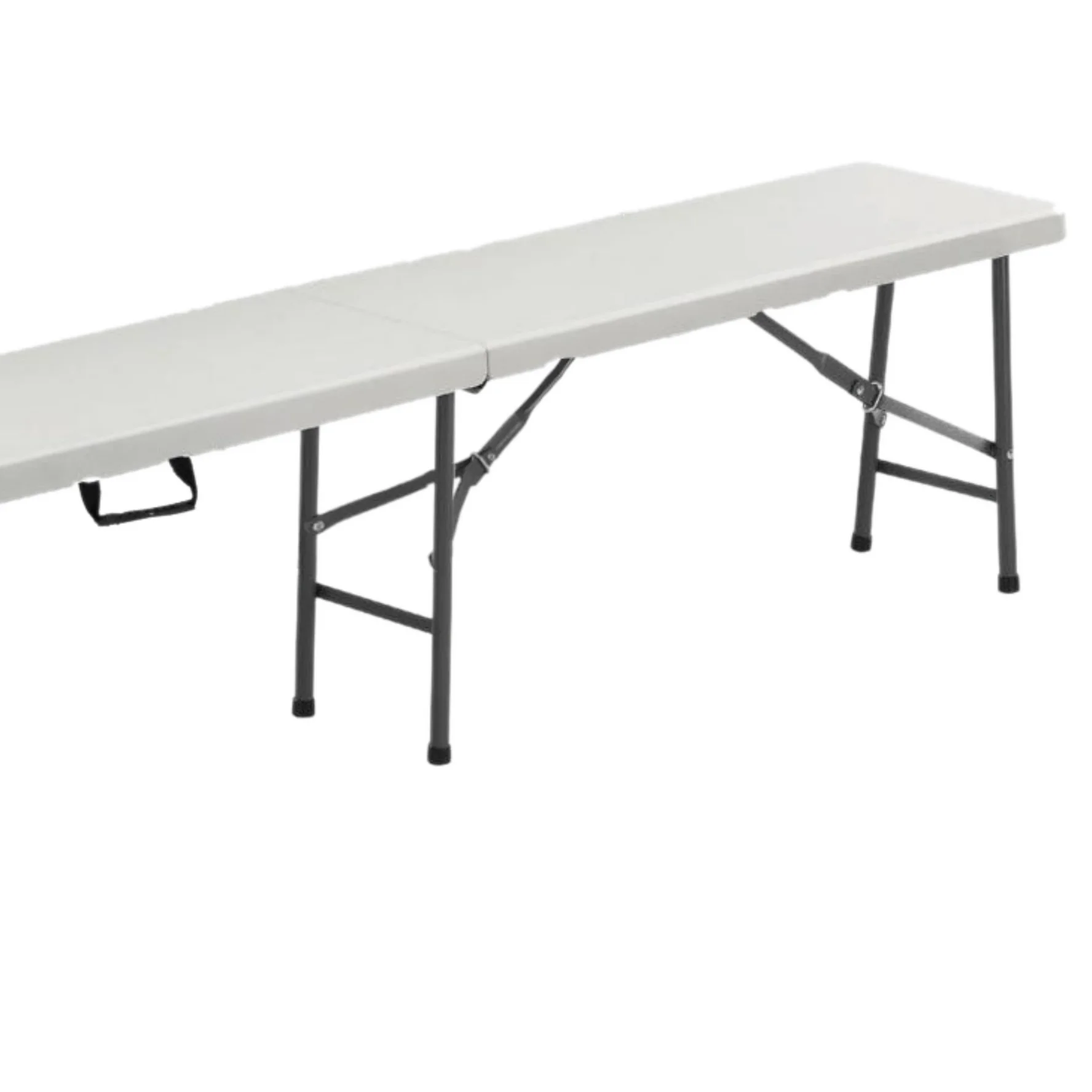 Fold In Half Bench Hdpe Table Top 183cm Camping Garden Banquet Outdoor ...