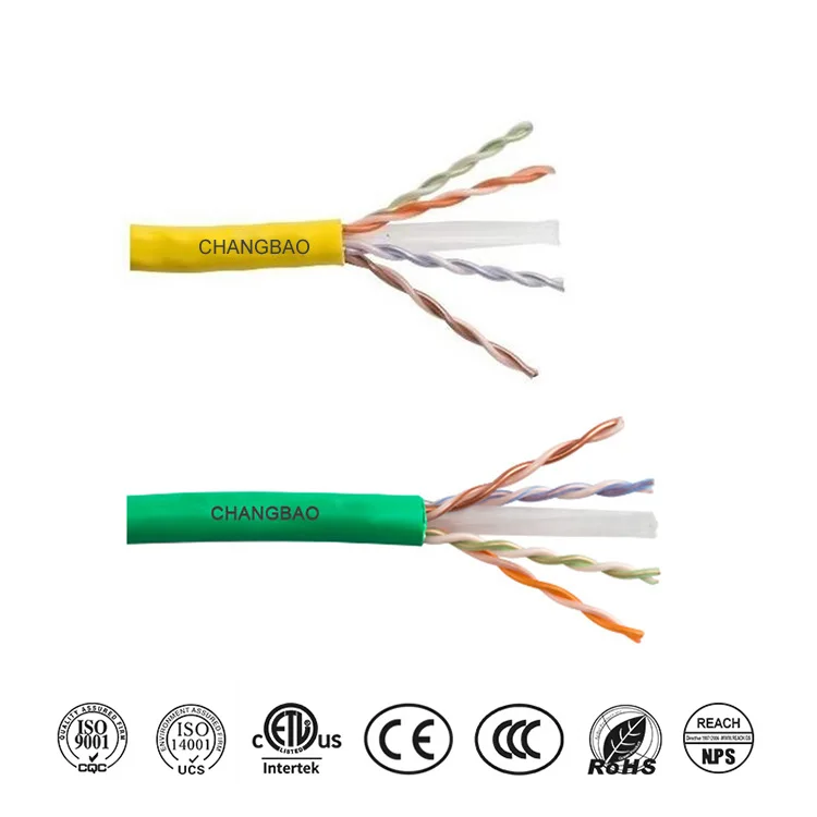 Changbao Plenum Rated Cat5e Cat6 Cat6a Cmp Fep Utp Ftp Lan Networking ...