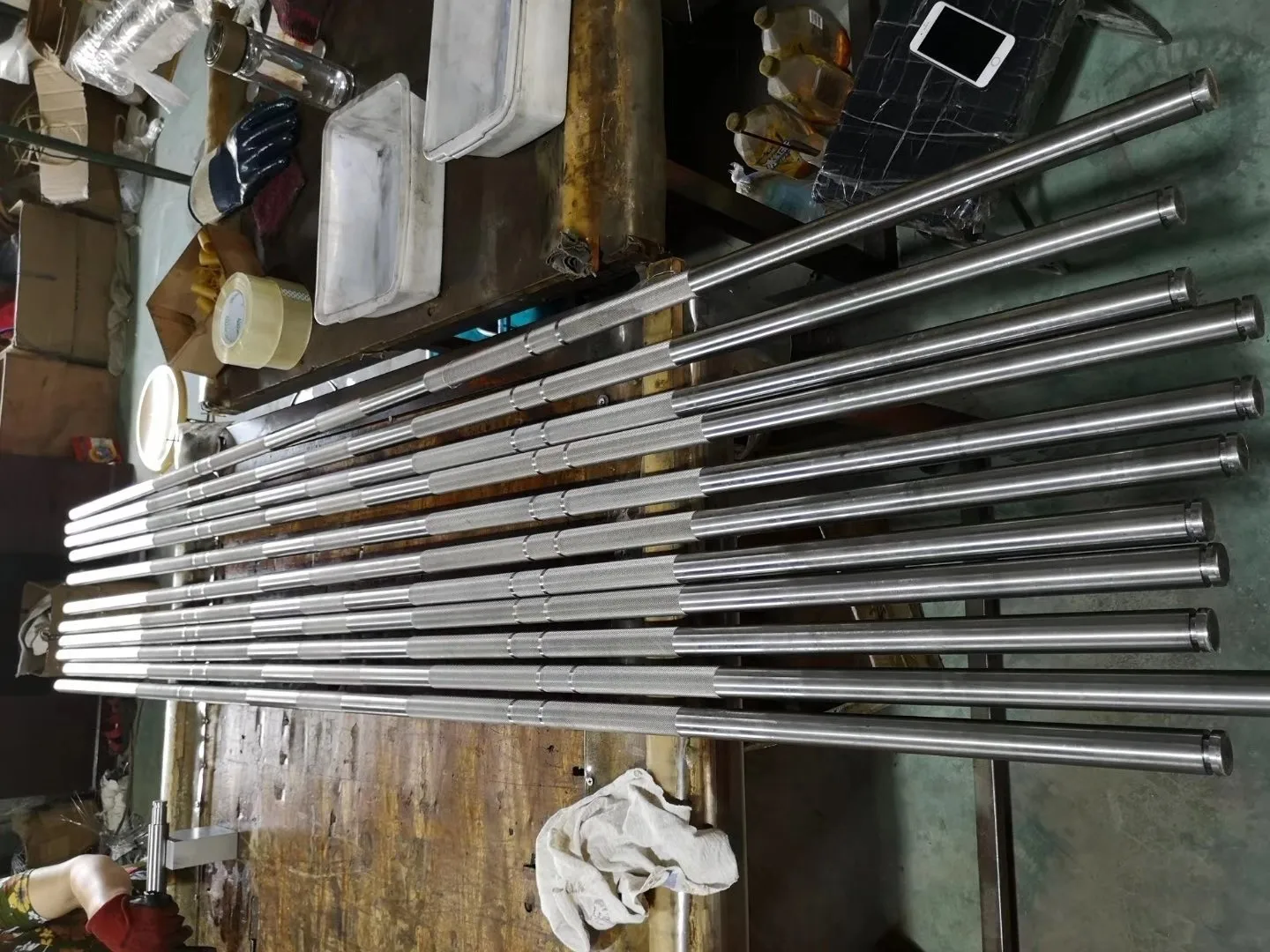 29 Mm Shaft Volcano Knurling Powerlifting Barbell Bar