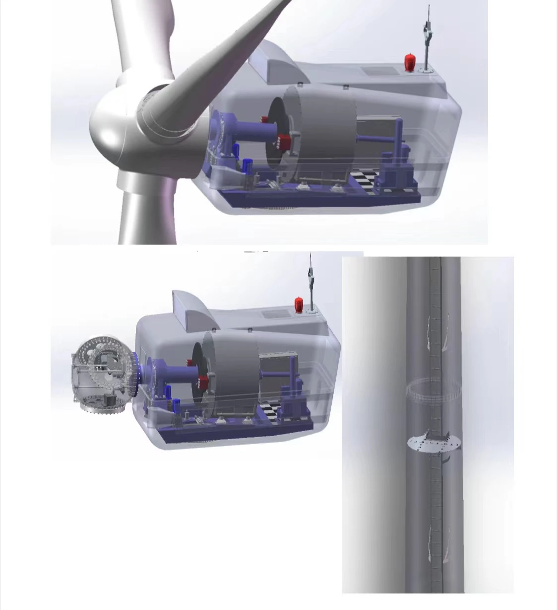 Horizontal Wind Turbine 10kw 20kw 100kw 550kw 1mw 3mw Wind Turbine 5mw ...