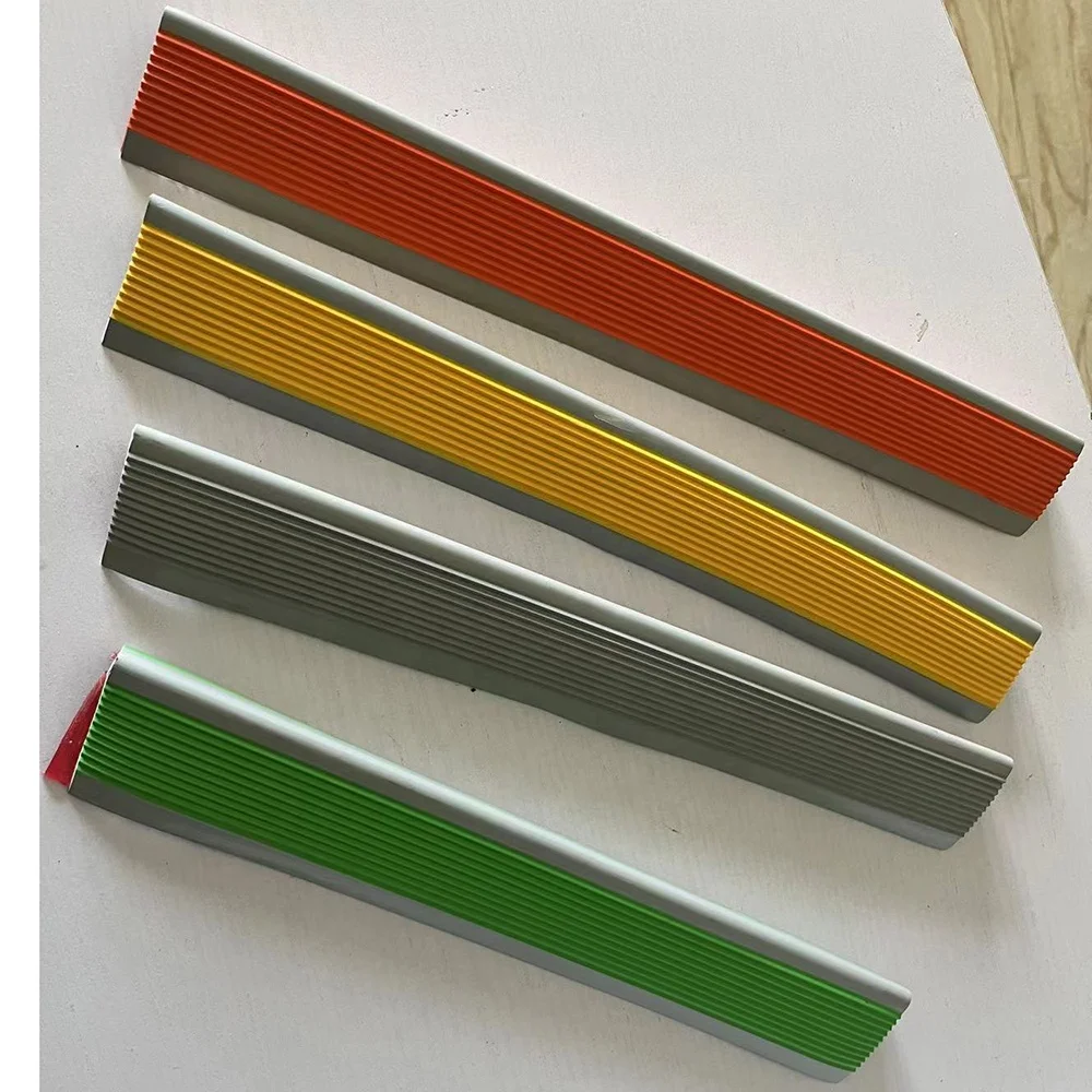 Flexible PVC Stair Nosing Non Slip Rubber Angle Step Edge Bullnose ...