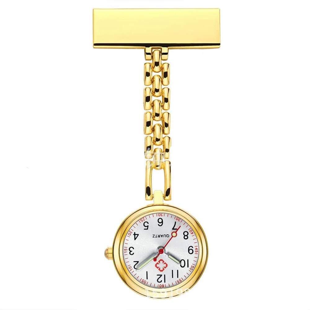 High Quality Nurse Breast Wrist Watch Stainless Steel Nurse Fob Watch ...