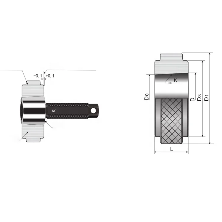 Api Thread Gauges Working Plug Gauge For Thread Of Oil Drill Joint 5 1 ...