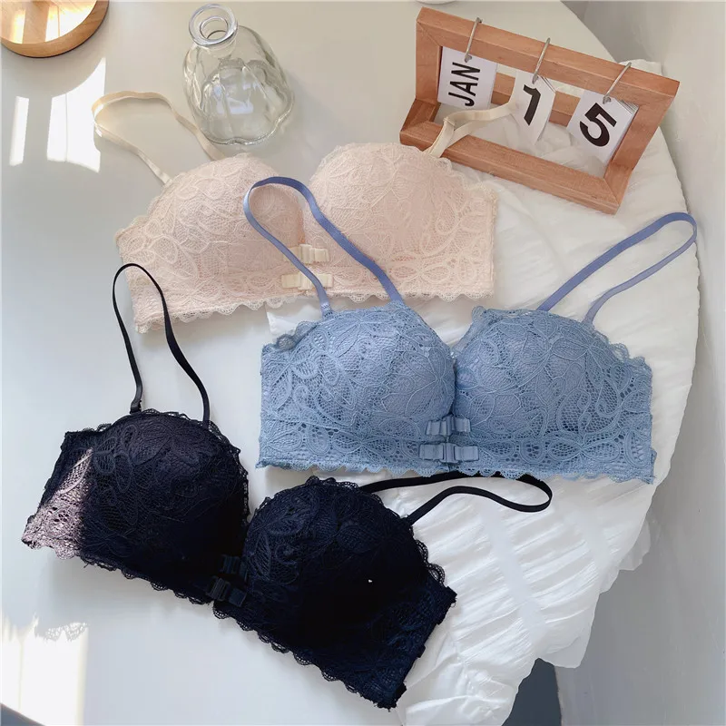 Strapless Breathable Hole Ladies Underwear Front Close Bra Strapless ...