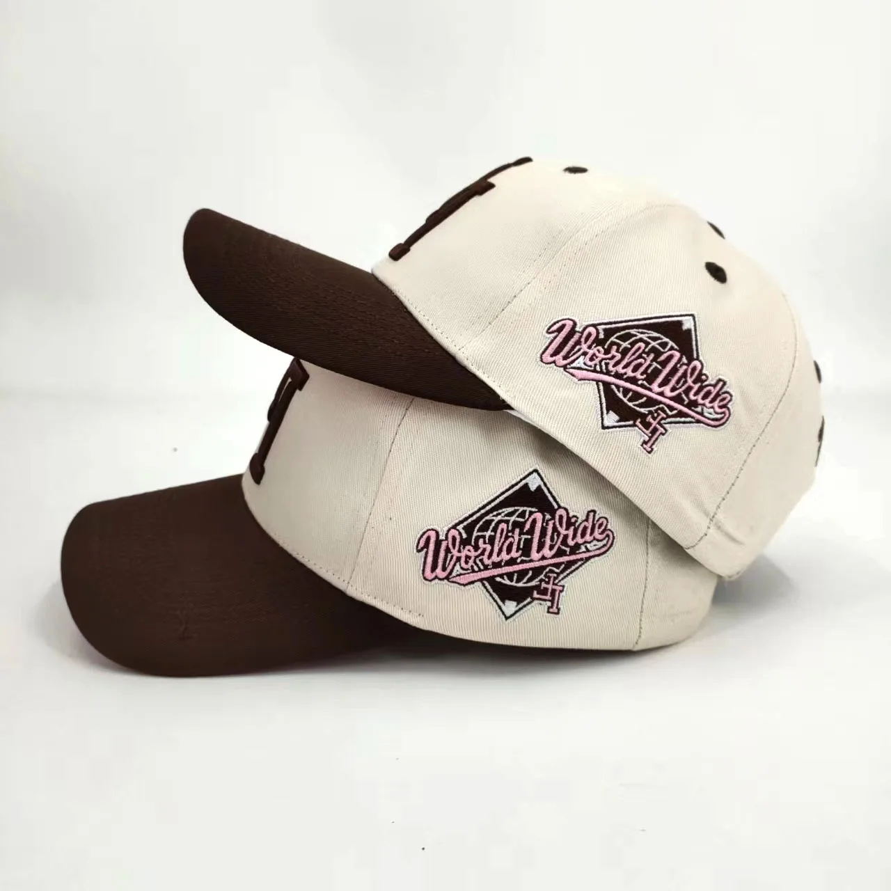 Customized 3D Embroidered Letters Baseball Caps for Adults