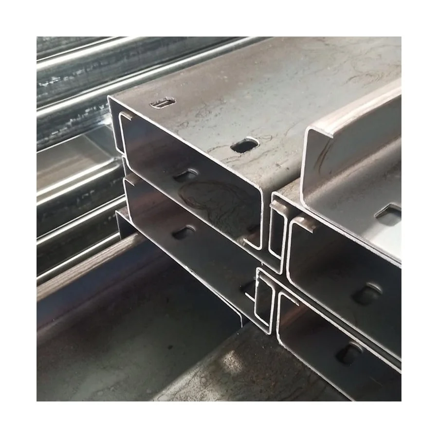Steel C Beam Purlins C-shaped Steel For Steel Structure - Buy Steel C ...