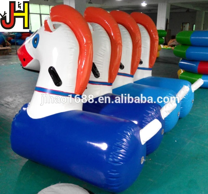 Airtight Inflatable Derby Race Horse Inflatable Pony Hop Bouncy Horse ...