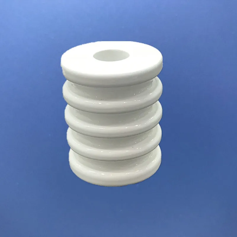 High Voltage Wear Resistant Ceramic Insulator Bushing Spacers
