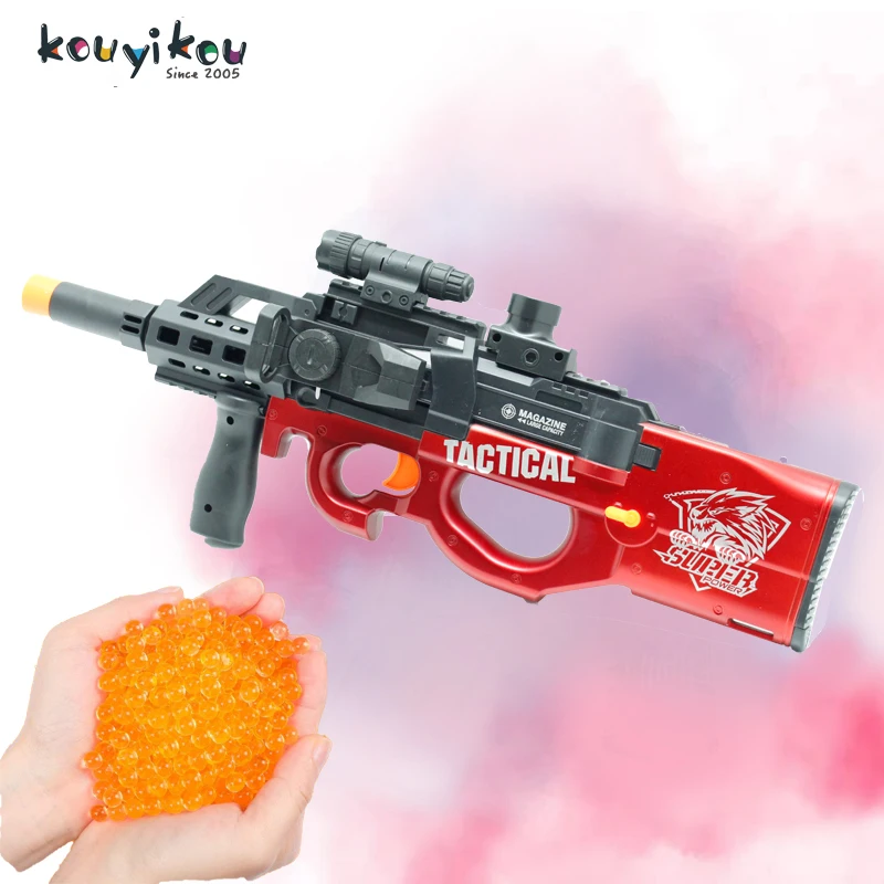 2023 Full Auto Toy Gun P90 Graffiti Outdoor Electric Gel Ammo Bullet ...