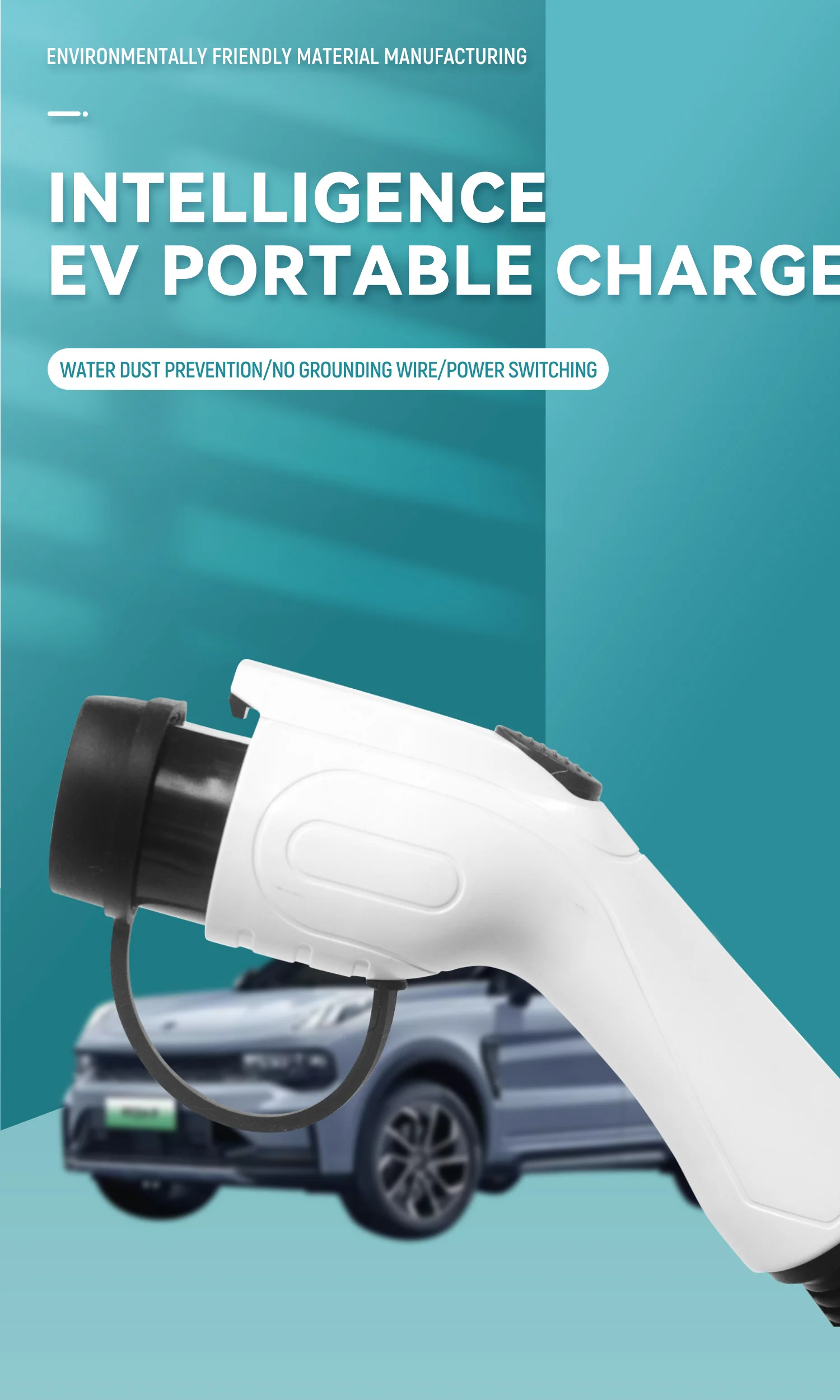 EV Charger Gun 3.5KW/7KW 8A-32A EV Fast Charging Portable Vehicle ...