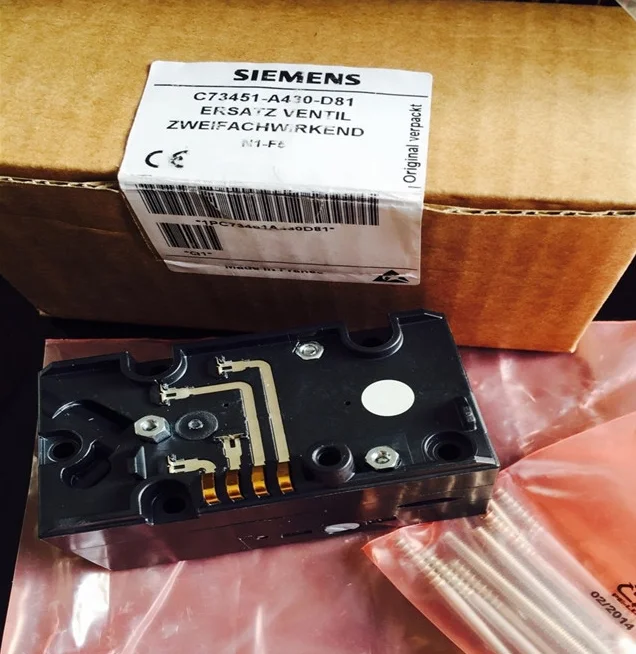 Original Siemens C73451-a430-d81 Pneumatic Block For Single Acting ...