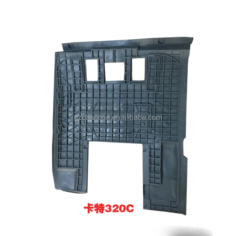 Excavator Cabin Rubber Mat - Durable CAT 320 E320 E312 E140 Floor Mat