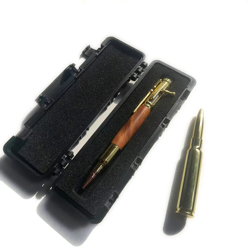 Cool Tactical Rifle Gun Pen Case Hard Plastic Gift Box for Man Bullet ...