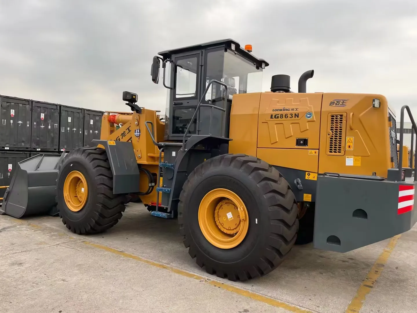 Lonking Large Scale 6ton Wheel Loader Lg863 For Heavy Duty Work Sturdy ...