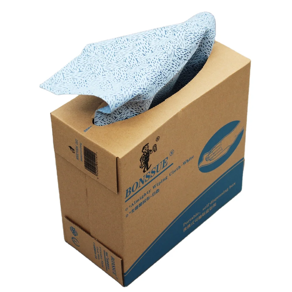 Blue Pp Central Pull Out Wipes Oil Absorbent Industrial Wipes ...