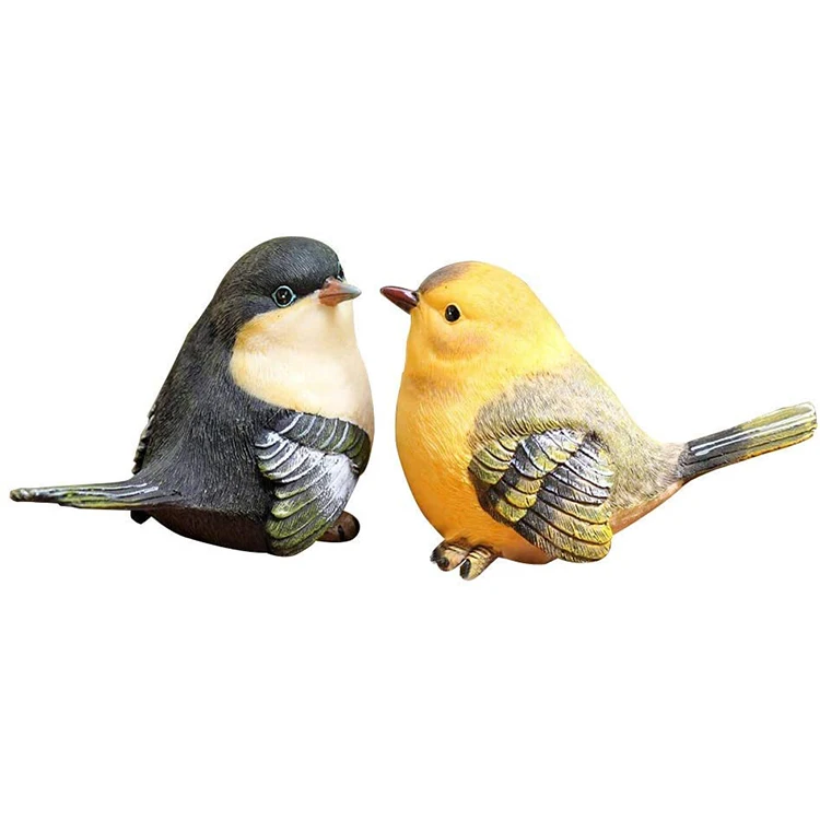 Hand Painted Crafts Realistic Garden Statue Decor Art Realistic Small ...