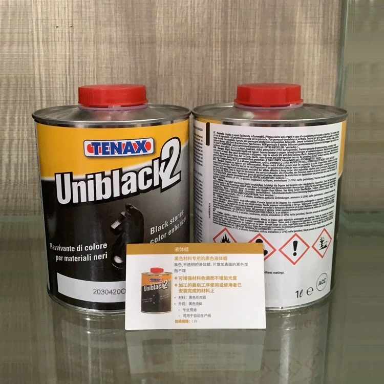 TENAX BLACK LIQUID WAX - Enhance Black Surfaces Professionally