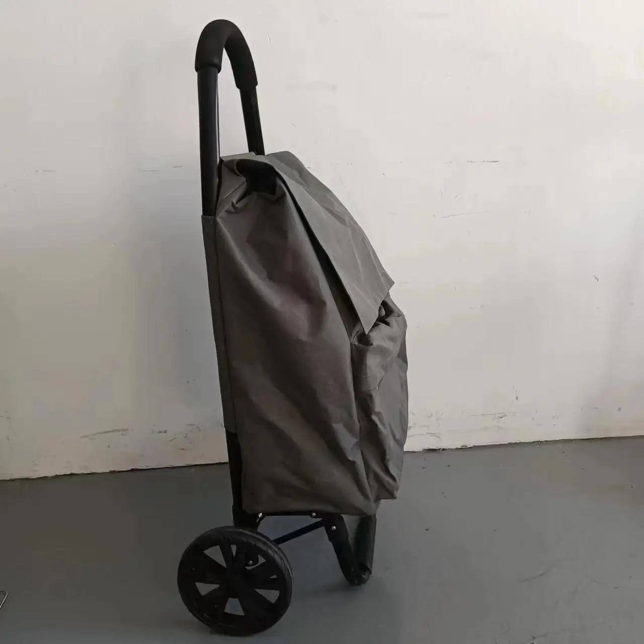 Portable And Folding Grocery Carts With Oxford Cloth Bags And Elastic ...